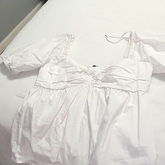Primark | Tops | Primark Top White Cottagecore Style Size 8 M | Poshmark